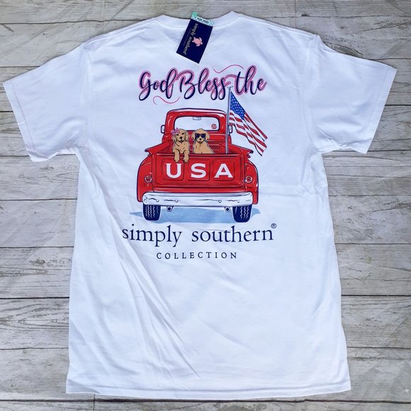 Simply Southern | Tops | Nwt Simply Southern Usa | Poshmark